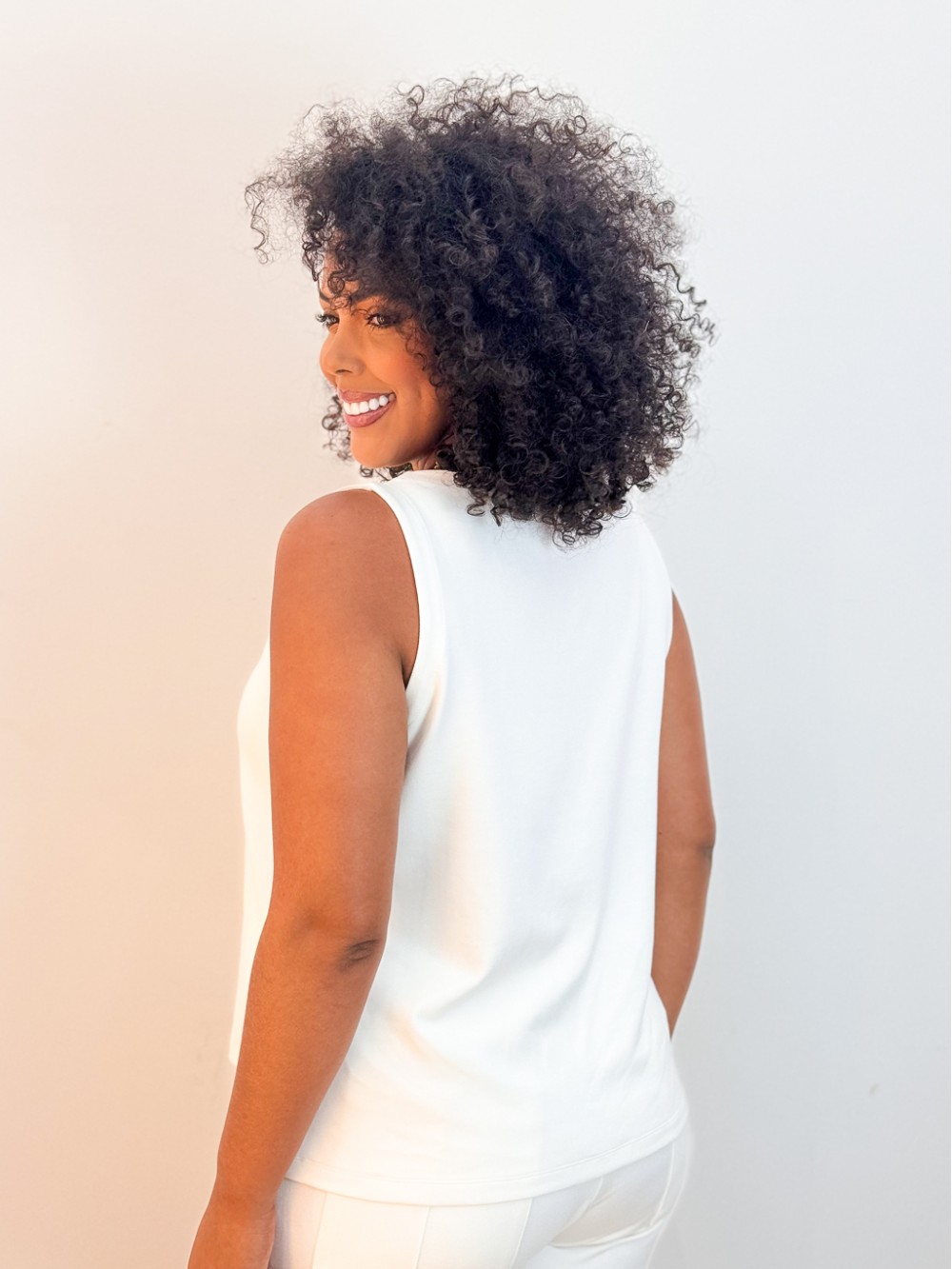 Regata Tatiana Malha Levemente encorpada off white